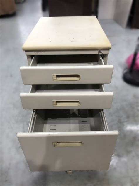 台北二手家具買賣 推薦 泰山宏品中古傢俱館 C11009 三抽活動櫃 二手中古 活動櫃 收納櫃 理想櫃 文件櫃 宏品二手家具台中館