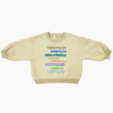 بلوز کرمی پسرانه بچه گانه پاییزه زمستانی بلوز کرم رنگ