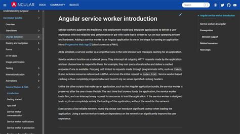 Notes On Angular “service Workers And Pwa” Guide New Screwdriver