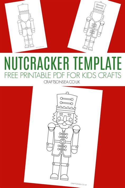 Nutcracker Template Free Printable Pdf Crafts On Sea Templates