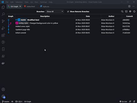 working with branches in git and github brian morrison ii