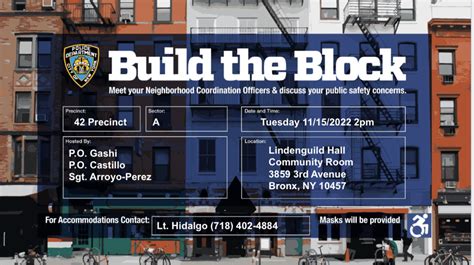 NYPD 42nd Precinct On Twitter REMINDER Please Join Your