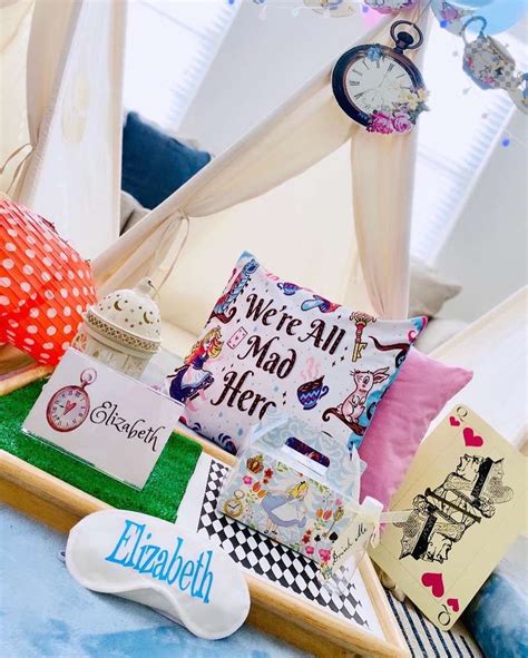 Alice In Wonderland Birthday Alice In Wonderland Sleepover Catch My Party