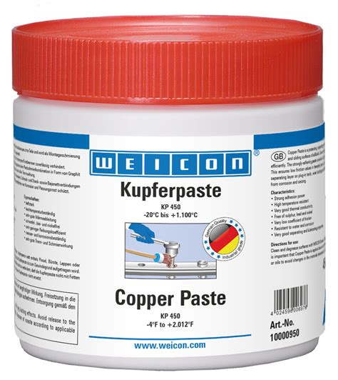 Copper Paste Copper Based Lubricant And Release Agent Paste 10000950