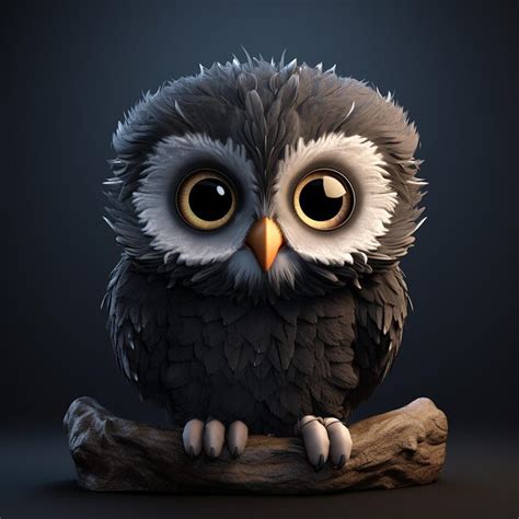 Premium Photo Cute And Chibi Owl