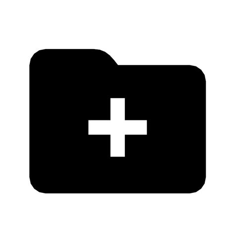 Folder Plus Fill Vector SVG Icon SVG Repo