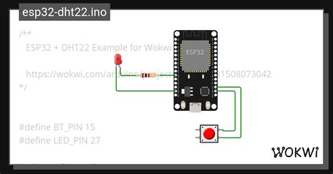 LED BTN Ino Wokwi ESP STM Arduino Simulator