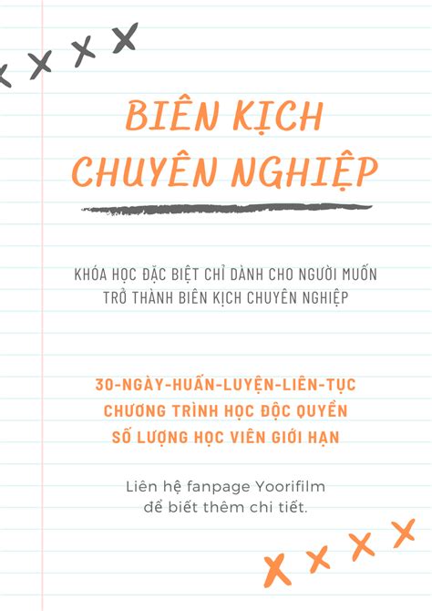 Kịch Bản 101 30 Viết Kịch Bản Phim Ngắn Yooris Blog