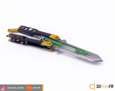 Octane Butterfly Knife Of The Apex Legends Replica Game 1 1 Etsy