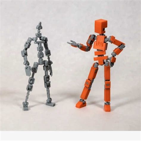 Multi Joint Movable Doll 3d Printing Super Movable Doll With Bracket