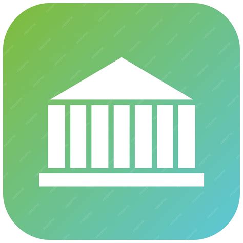 Premium Vector A Green And Blue Sign That Says The Building Of The