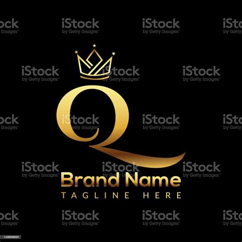 편지 Q 템플릿에 크라운 로고입니다 Q 문자의 크라운 로고 초기 크라운 기호 개념 템플릿 0명에 대한 스톡 벡터 아트 및 기타