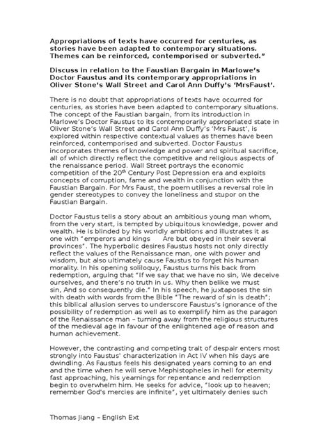 Faustian Bargain Pdf Faust