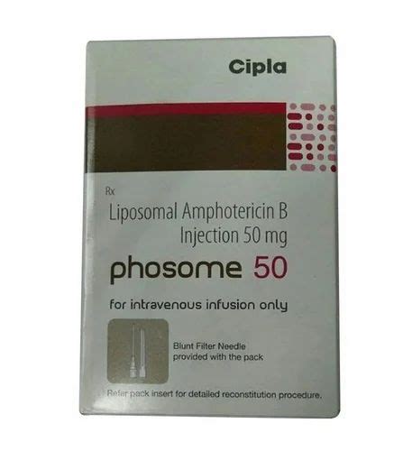 Liposomal Amphotericin B Injection 1 Vial Treatment Fungal Infection
