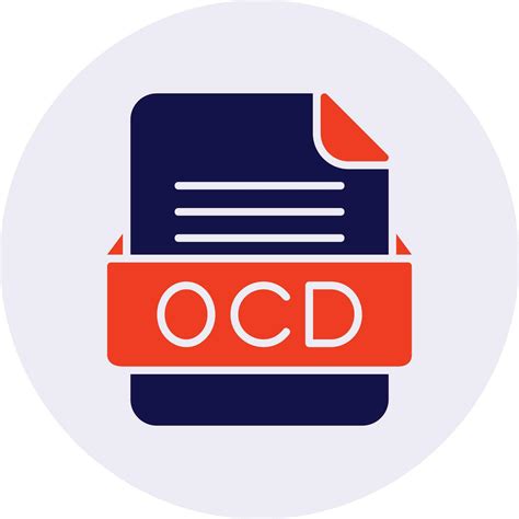 OCD File Format Vector Icon Vector Art At Vecteezy
