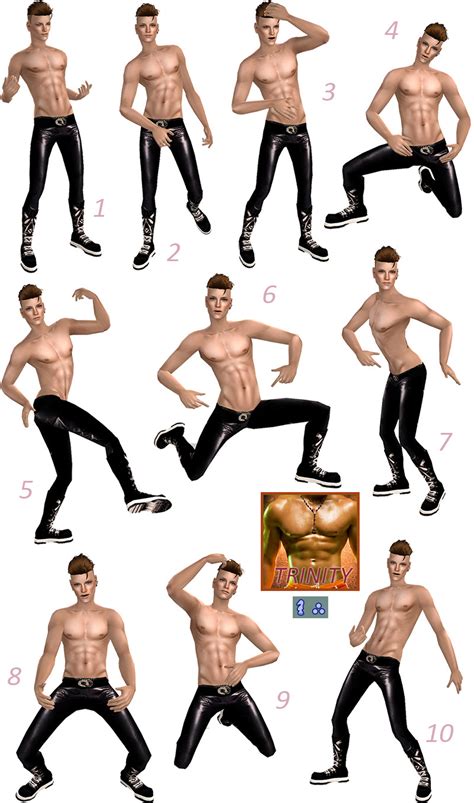 Sexy Man PoseBox KliraSims