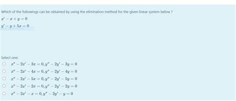 Solved Which Of The Followings Can Be Obtained By Using The