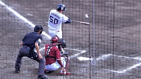 ルーキー北村恵吾、大ファール連発から粘って四球出塁！もう少しでホームラン！20230216 練習試合 沖縄キャンプ 東京ヤクルトスワローズ