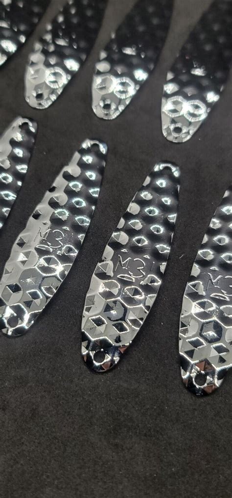 3 Fishing Spoon Hex Pattern M3tackle 3 Fishing Spoon Hex Pattern M3tackle