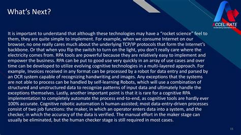 A Guide To Robotic Process Automation And Cognitive Technologies Ppt