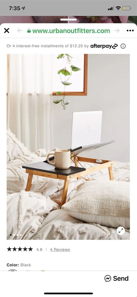 Lap Desk Bed Tray Folding Beds Bamboo Design