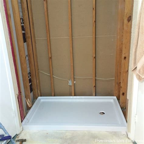 How To Install A Shower Base Bathroom Remodel Shower