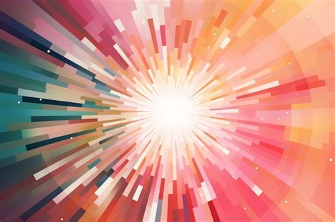 Premium Photo Abstract Circular Geometric Background Starburst Dynamic Centric Motion Pattern