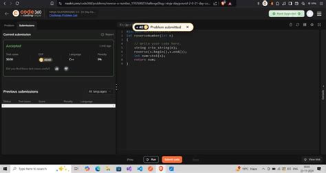 Abhijith S R On Linkedin Day6 Codingjourney Cpp Problemsolving