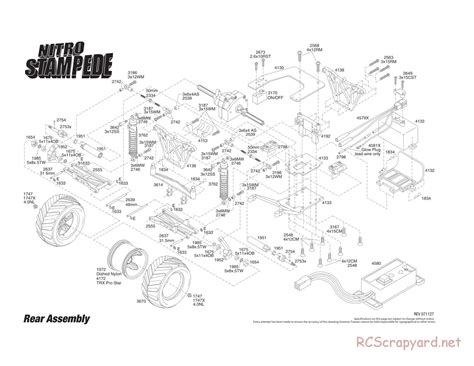 Traxxas Exploded Views Nitro Stampede 4104 4110 Rcscrapyard