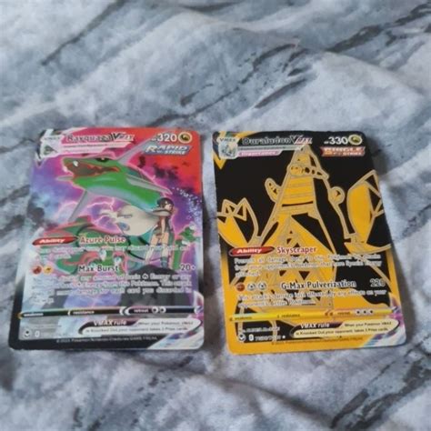 Jual Kartu Pokemon Vmax 2 Pcs Shopee Indonesia
