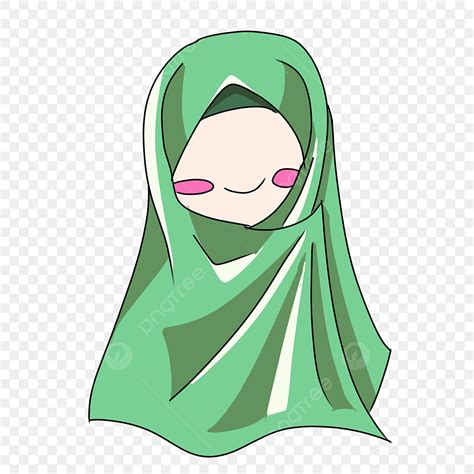 Chibi Clipart Png Images Cute Chibi Muslimah Bustup Png Cute Chibi