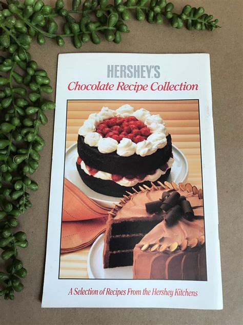 Hersheys Chocolate Recipe Collection Booklet Vintage 1989 Etsy