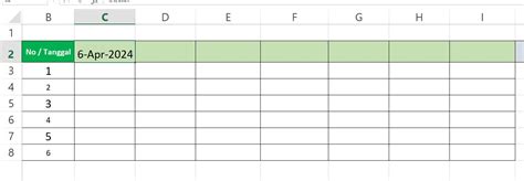 Cara Membuat Tanggal Otomatis Di Kolom Tabel Excel Neicytekno