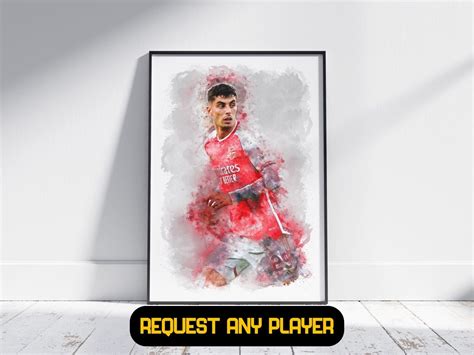 Kai Havertz Arsenal Football Poster T T For Him Her Arsenal