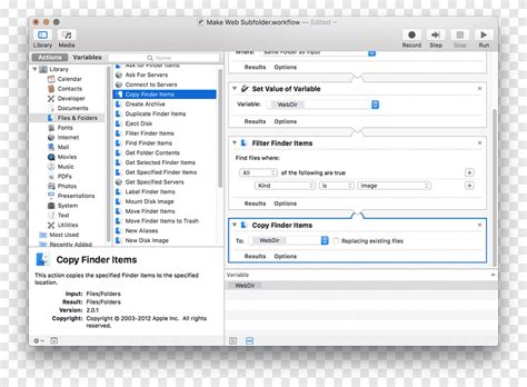 Screenshot Macos Automator Window Furniture Text Png Pngegg