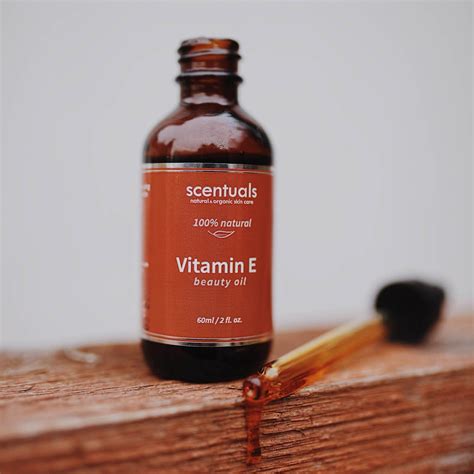 Vitamin E Oil Blend Scentuals Natural And Organic Skin Care