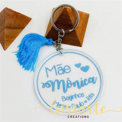 Porta Chaves Personalizado em Acrílico Leiriarte