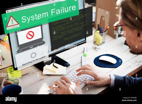 System Failure Error Detection Defeat Concept Stock Photo Alamy