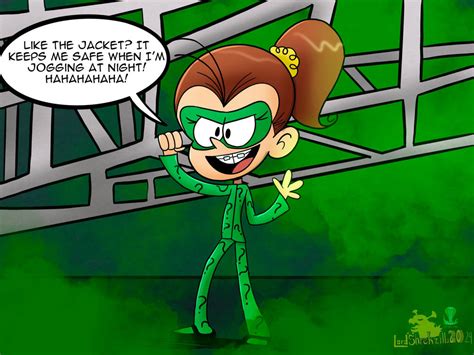 Luan Loud As Riddler Racer Cinema Arts By Lordshrekzilla20 On Deviantart