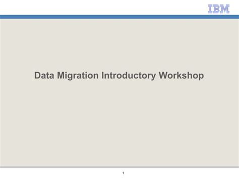 Data Migration Overview Ppt