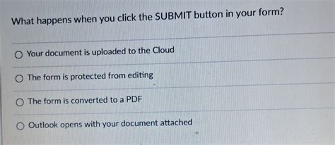 Solved What Happens When You Click The SUBMIT Button In Your Chegg