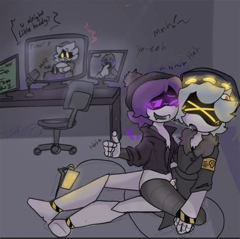 Rule 34 Background Character Beanie Computer Drone Glitch Productions