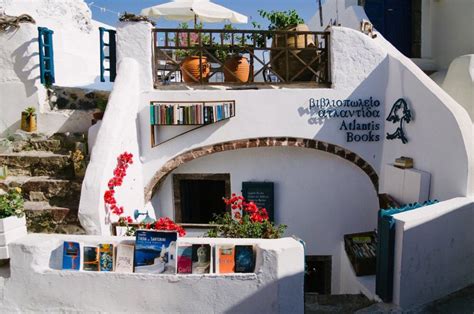 Atlantis Books Oia Santorini Greece Greece Library