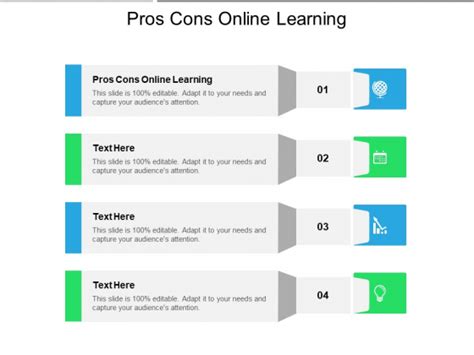 Pros Cons Online Learning Ppt Powerpoint Presentation Portfolio Slides