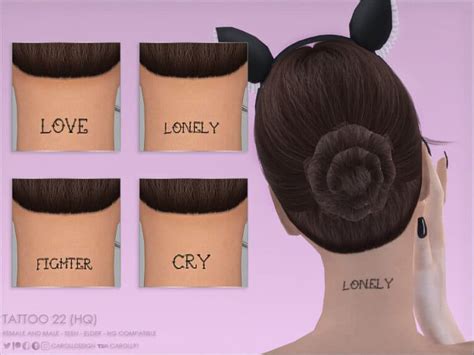 Best Sims 4 Neck Tattoos For Unique Sim Styles