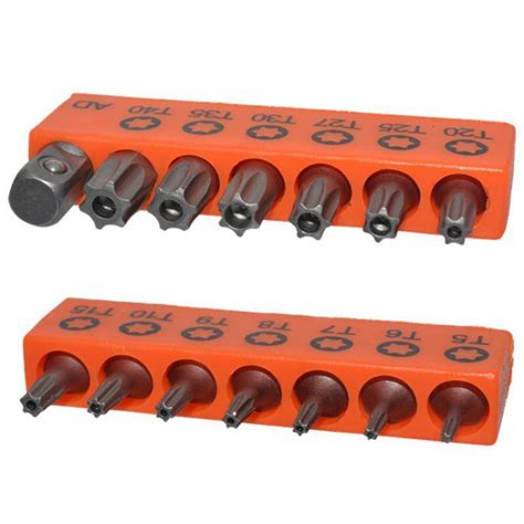 14 Torx Bit Set Torq Hex Star Spanner Tri Wing Screwdriver Tamper Proof