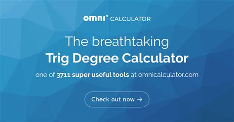 Trig Degree Calculator