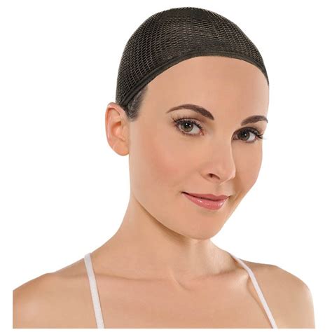 Wig Cap Black Big W
