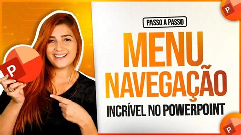 Menu de Navegação no PowerPoint Navegação Entre Slides