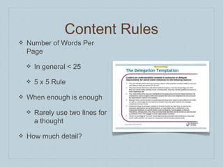 Proper Power Points And Example PPT